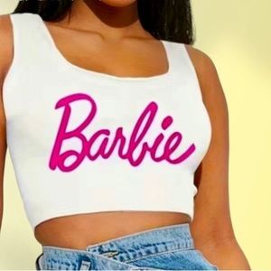 Barbie | Tops | New Barbie Cropped Tank | Poshmark